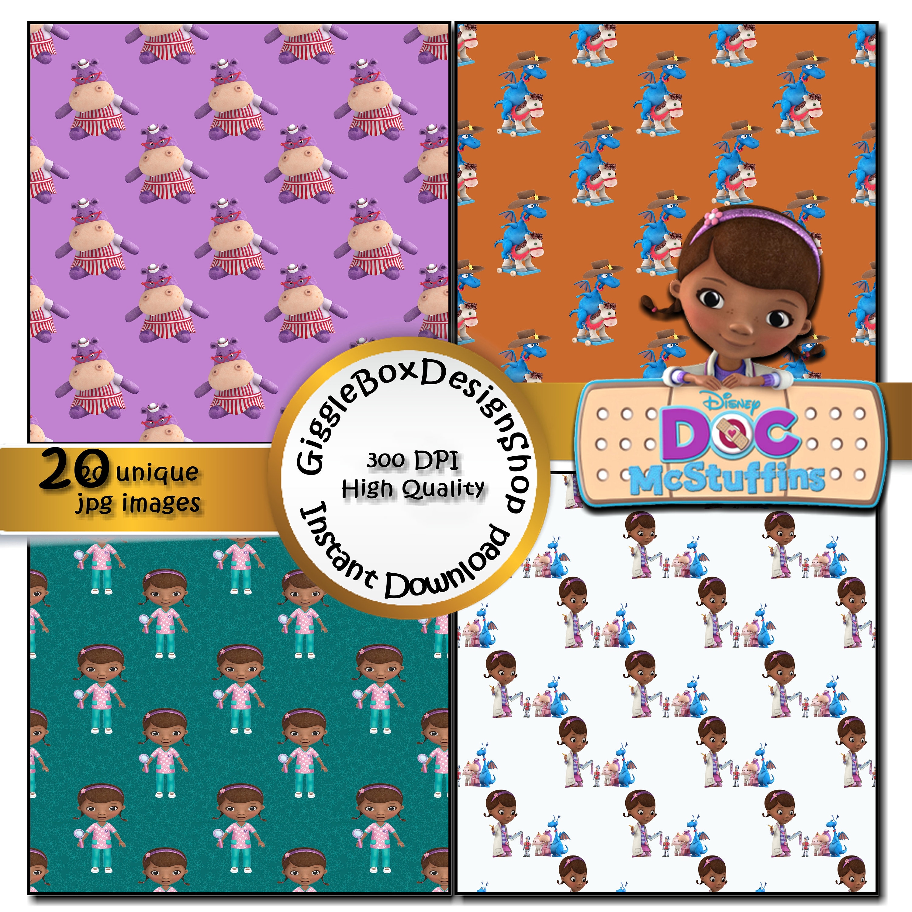 Doc Mcstuffins Squeakers Clip Art