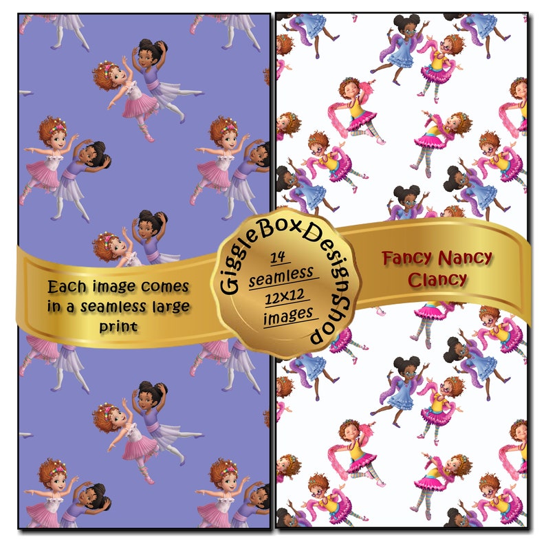 Fancy Nancy Clancy Party Printable Stationary Card Making - Etsy