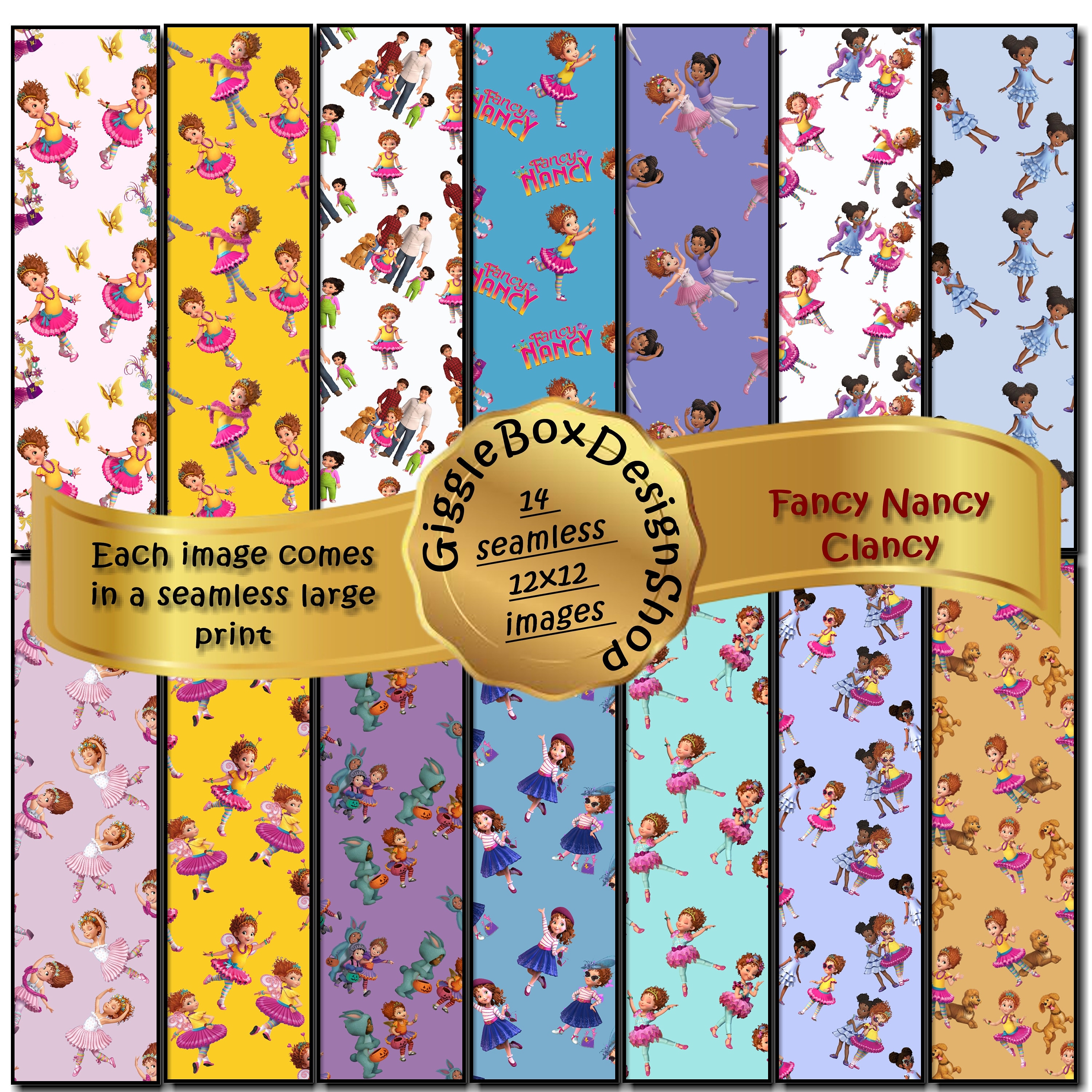 Fancy Nancy Clancy Party Printable Stationary Card Making - Etsy