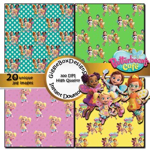 Butterbean Cafe Seamless Party Printable, Stationary, Card Making ...