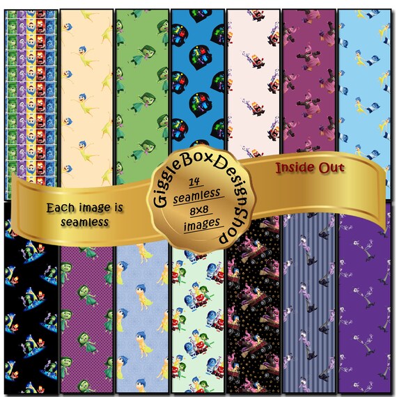 Inside Out Party Printable Stationary Card Making Digital - Etsy