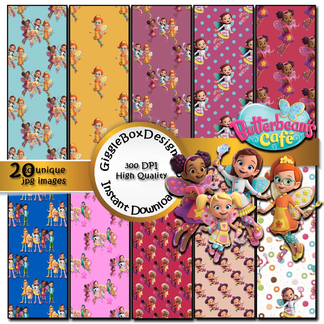 Butterbean Cafe Seamless Party Printable, Stationary, Card Making ...