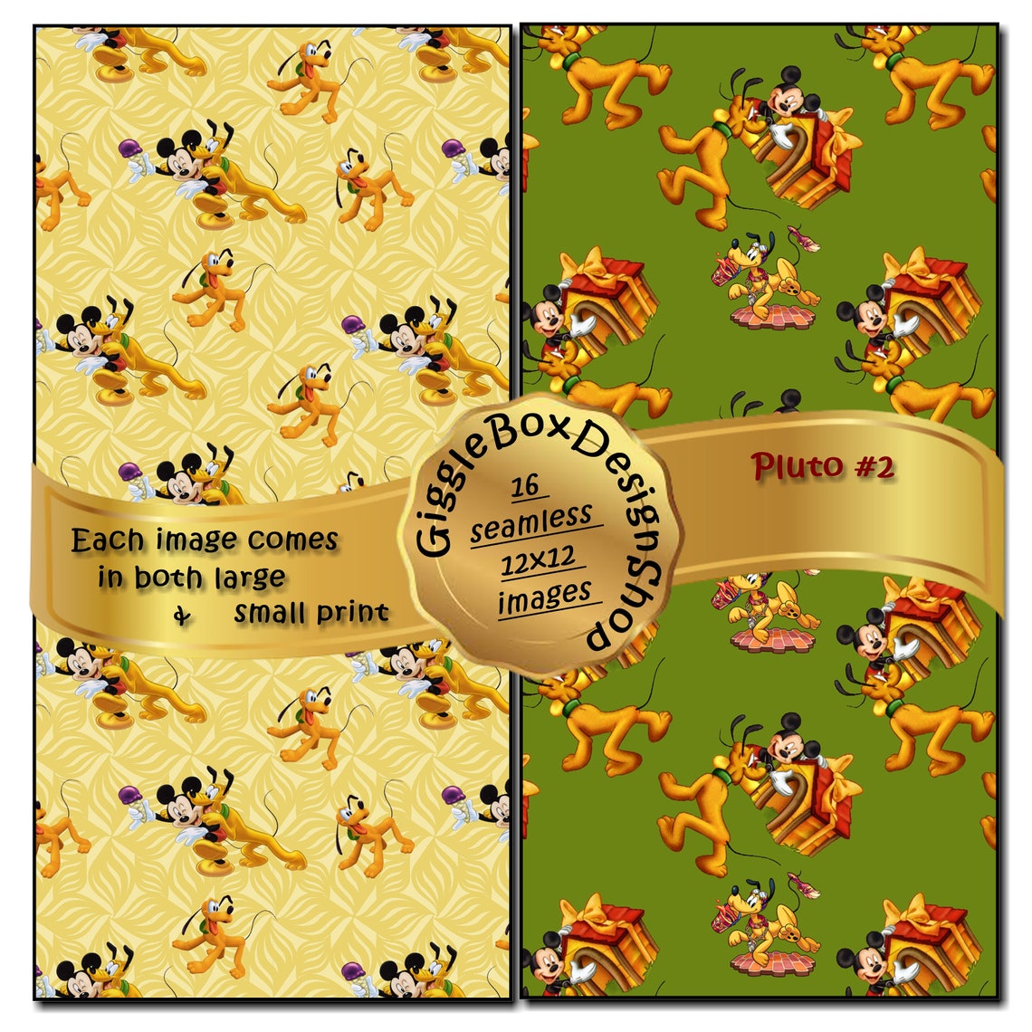 Pluto Seamless Sized for 12x12 Cards Digital Paper - Etsy