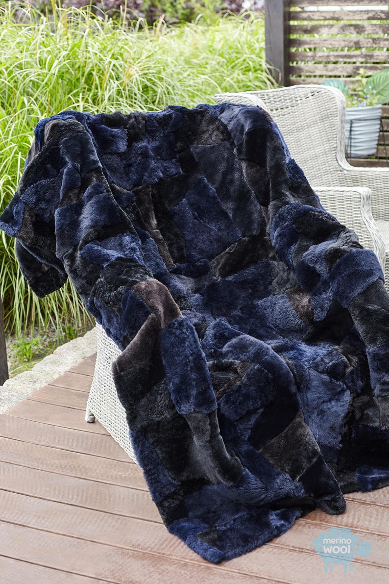 Handmade Genuine Sheepskin Throw: Beige Fur Bed Rug (160/200cm) - Etsy