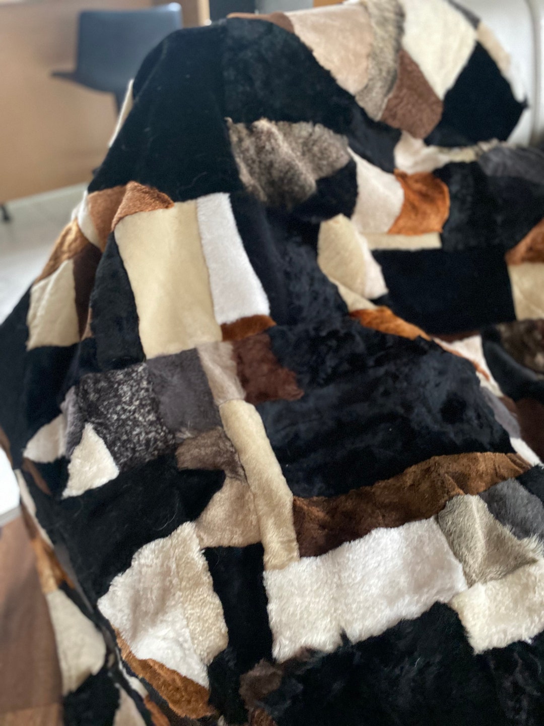Hand Made Genuine Sheepskin Throw , Sheepskin Rug , Throw Fur Rug ...