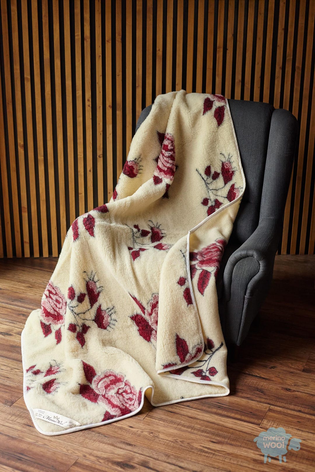 Hand Made Wolly , Warm, Natural - Wool Blanket Throw, Throw Blanket ...