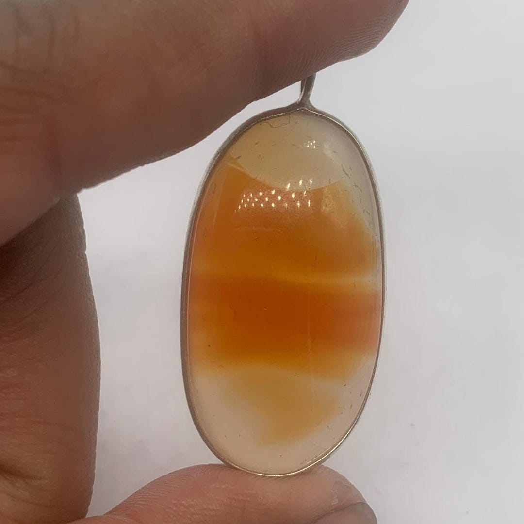Botswana Agate Pendent, Natural Botswana Agate Gemstone Handmade ...