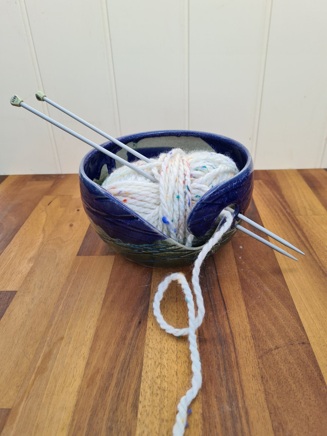 Handmade Ceramic Yarn Bowl. Wool Bowl. Unique Yarn Bowl. Knitting Bowl ...