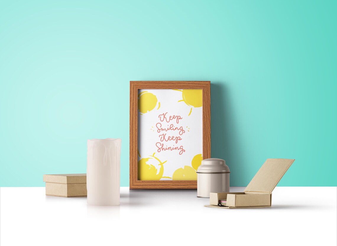 INSTANT DOWNLOAD - Keep Smiling Keep Shining Motivational Printable ...