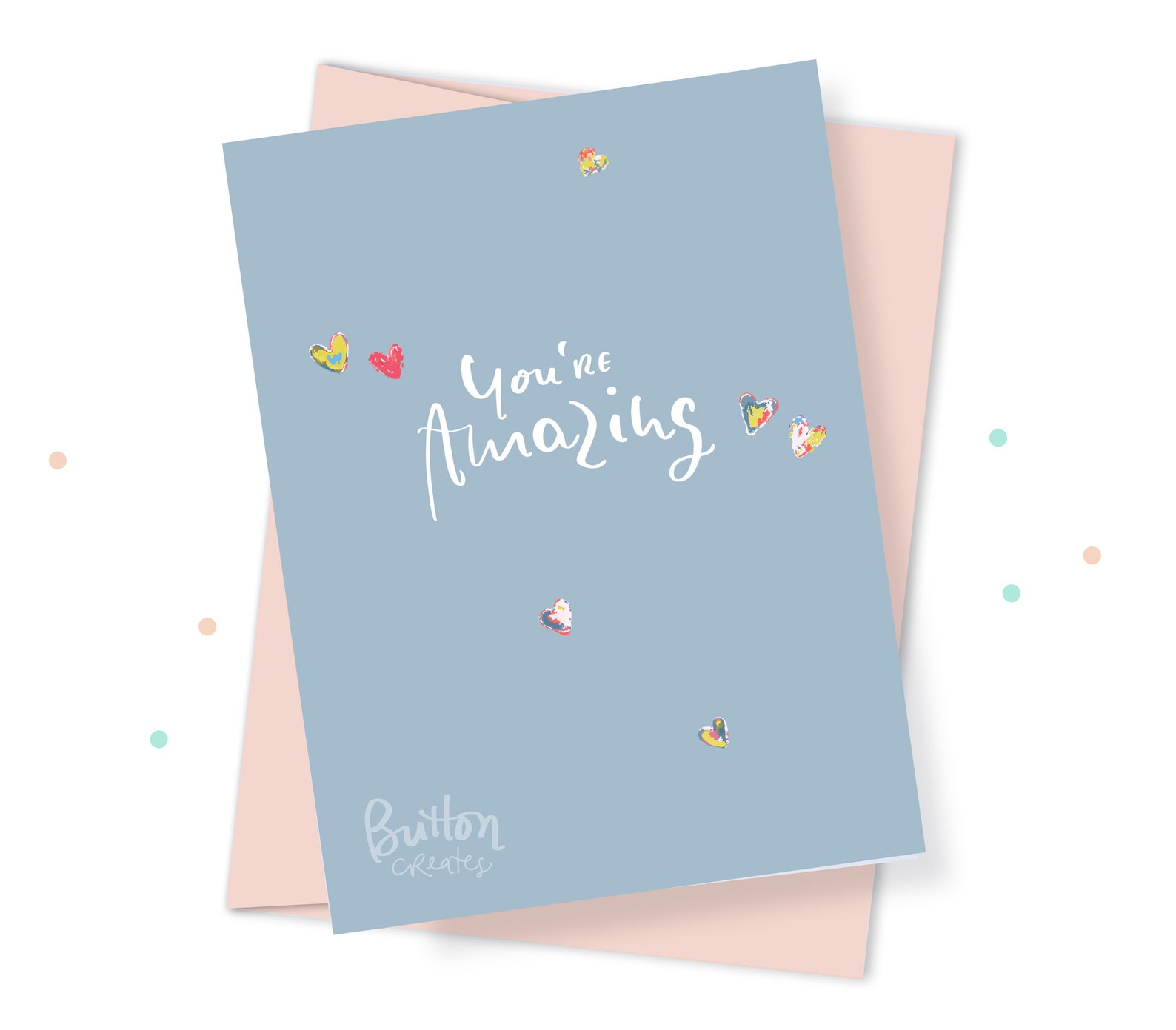 DIGITAL INSTANT DOWNLOAD You're Amazing Card. Printable 5x7 Card - Etsy