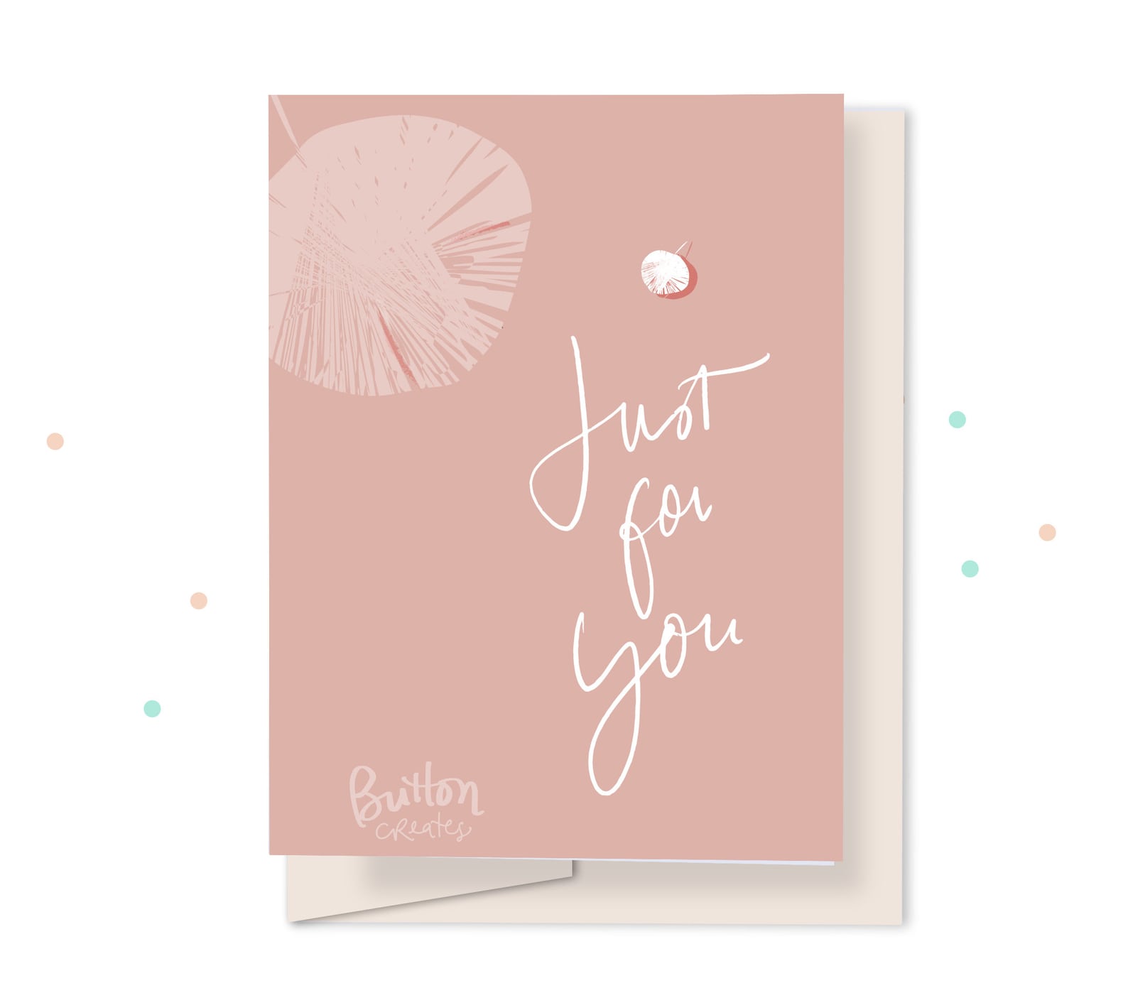 DIGITAL INSTANT DOWNLOAD Just for You Card. Printable 5x7 Card - Etsy