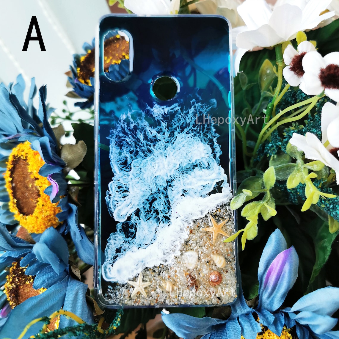 Ocean Resin Sand Starfish Shells Phonecase for Redmi Note 5 | Etsy