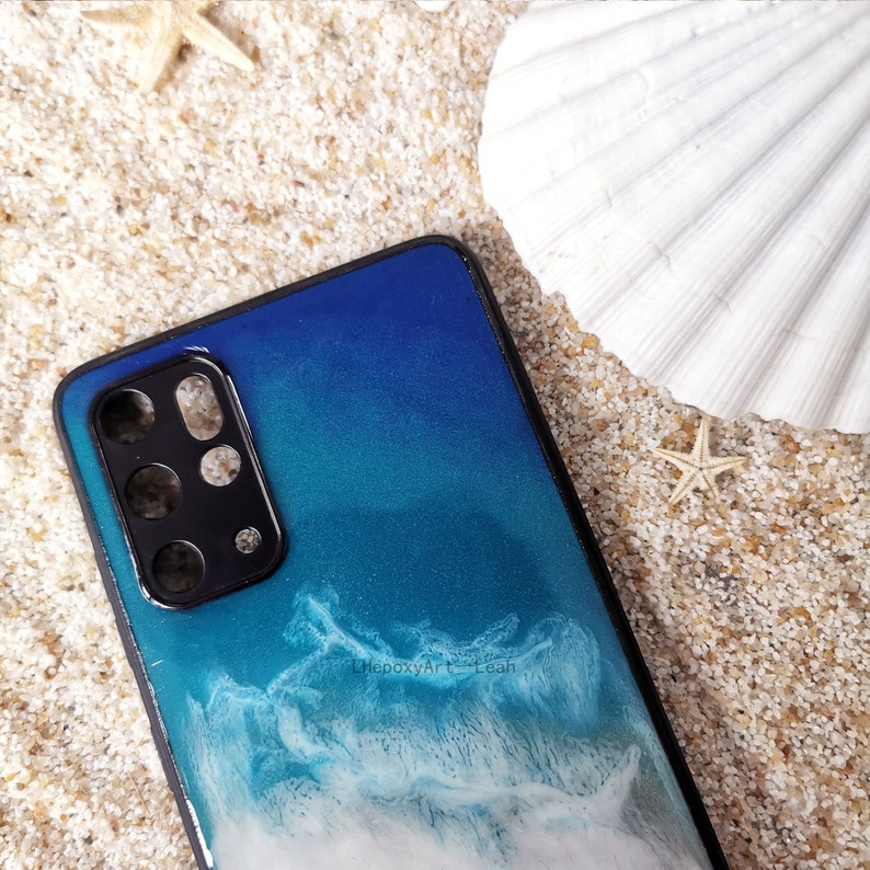Handmade Shell Starfish Sea Waves Resin Ocean Phone Case - Etsy