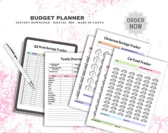 Digital Budget Planner, Finance Tracker, Finance Planner, Digital ...
