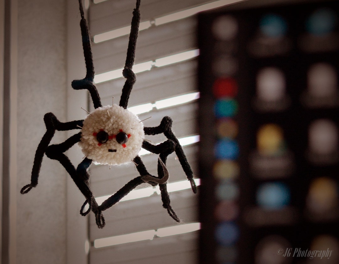 Hellraiser Pinhead Fan Art Pom Pom Cutey Crawley Spider With Hook ...