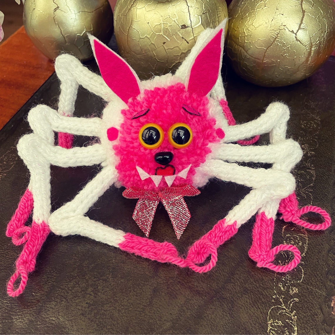 FNAF Funtime Foxy Fan Art Spider Knitted Cutey Crawly Plush - Etsy