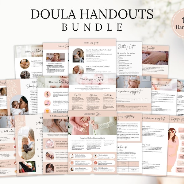 Doula Handout Canva - Etsy