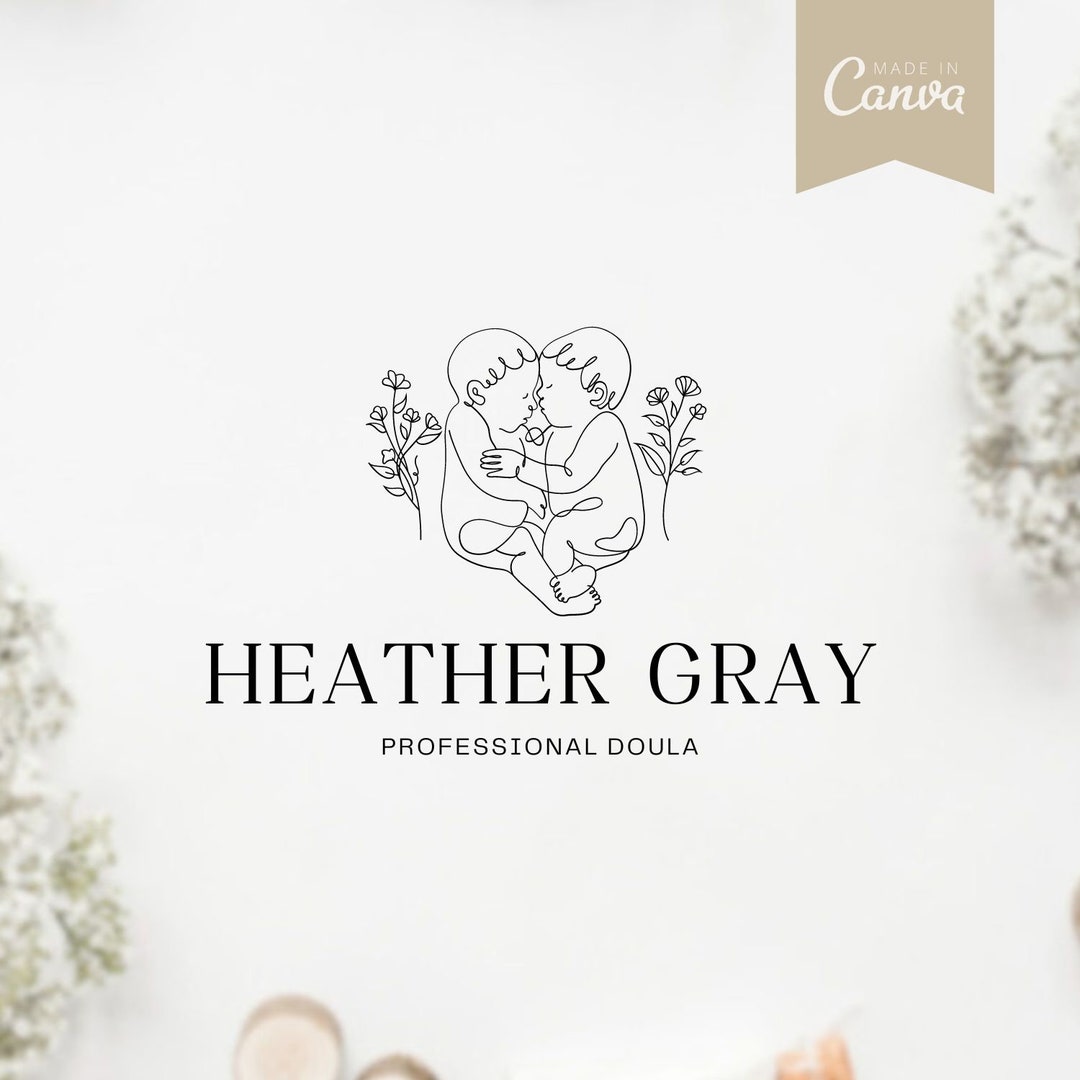 Doula Logo Template, Doula Canva Logo, Birth Worker Logo, Birth Labor ...