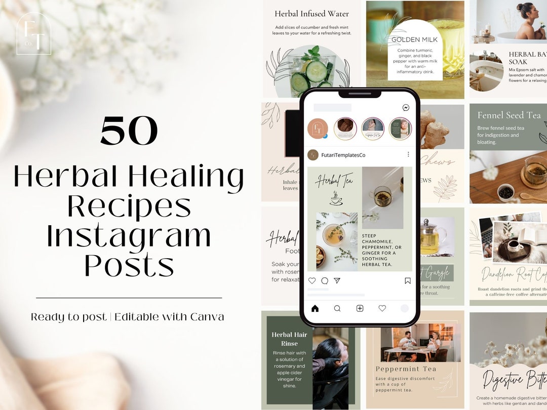 Herbal Healing Recipes Instagram Posts | Herbal Healing Recipes Social ...
