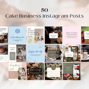 Cake Business Instagram Posts | Cake Business Quotes Social Media Posts ...