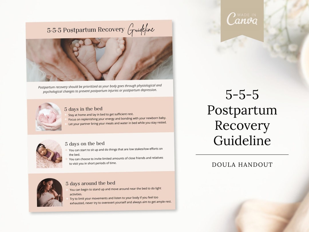 Postpartum Recovery Guideline | Doula Handout | Doula Template ... Postpartum Recovery Guideline | Doula Handout | Doula Template ...