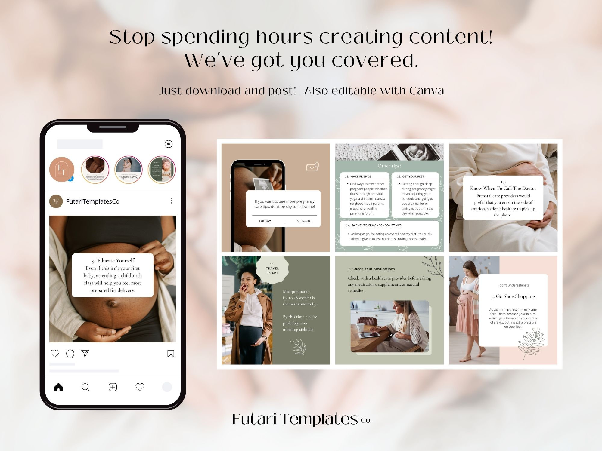 Pregnancy Health Instagram Posts, Birth Conception Tips Instagram ...