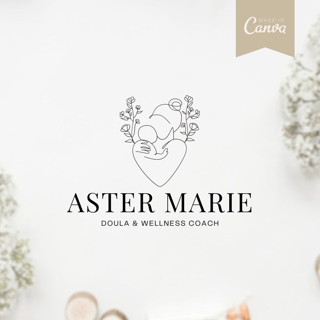 Birth Doula Logo Template, Doula Canva Logo, Birth Worker Logo, Labor ...