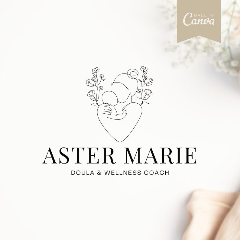 Birth Doula Logo Template, Doula Canva Logo, Birth Worker Logo, Labor ...