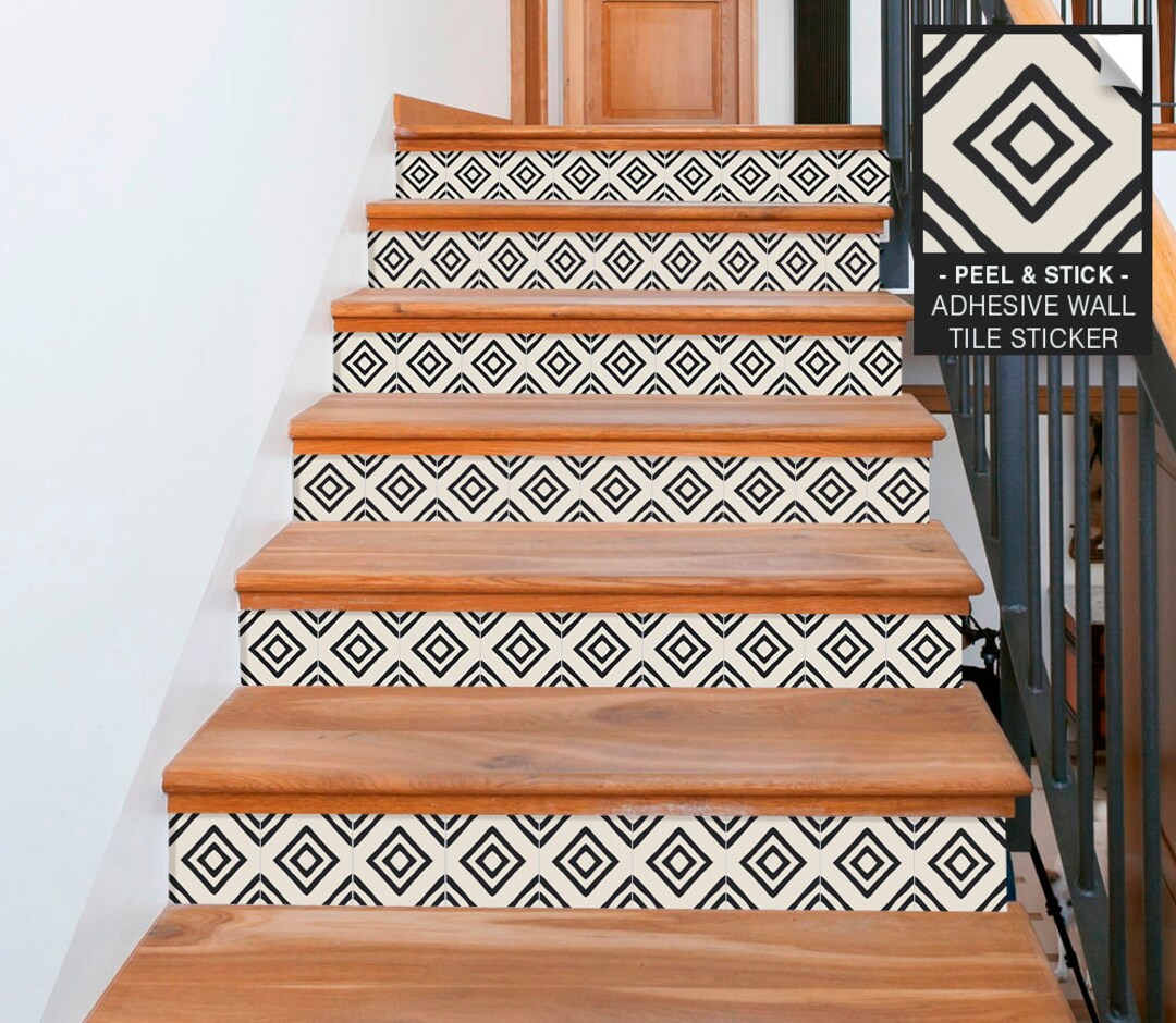 Stair Riser, Vinyl Strips Removable, Sticker Peel & Stick, Stair Riser ...