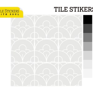 Geometric Tile Sticker for Floor Wall, Backsplash Tile, Fireplace Tile ...