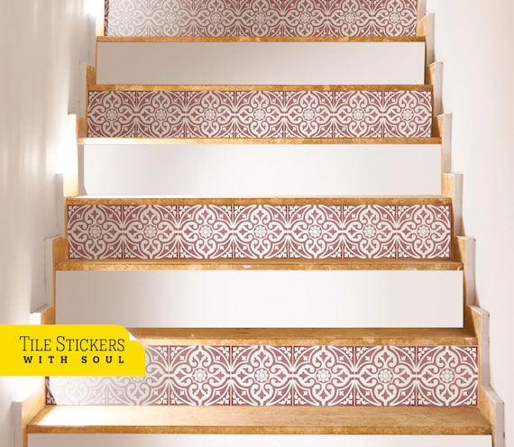 Stair Riser Panel Vinyl Strips Stair Riser Tiles Vinyl - Etsy