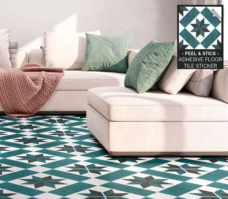 Vinyl Floor Tiles Floor Tile Stickers Carrelage Adhésif Sol | Etsy