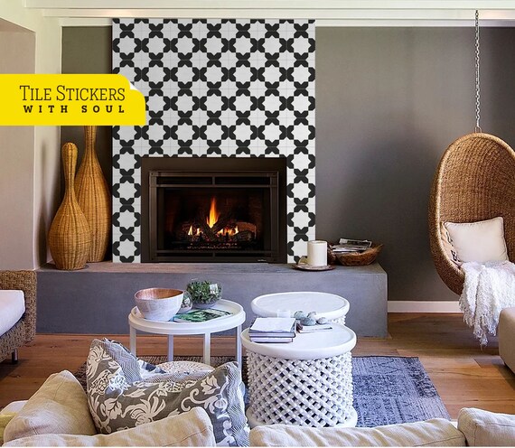 Brushstroke Effect Tile Stickers for Floor Wall Backsplash - Etsy