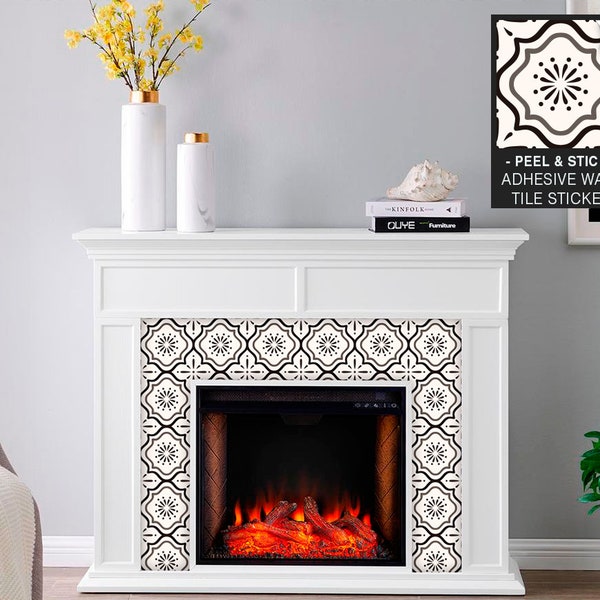 Tile Stickers Fireplace - Etsy