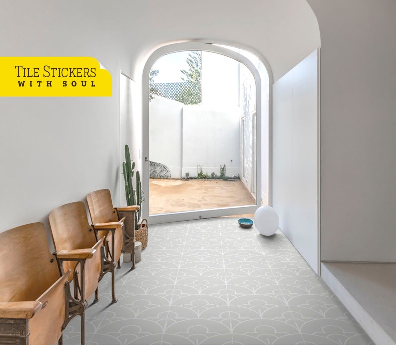 Geometric Tile Sticker for Floor Wall, Backsplash Tile, Fireplace Tile ...