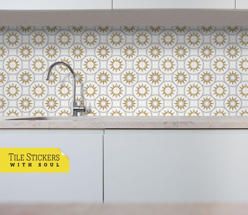 Geometric Tile Stickers for Floor and Wall Mosaic Tiles - Etsy