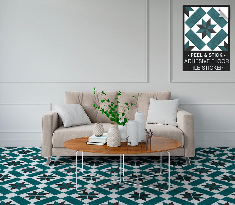 Vinyl Floor Tiles Floor Tile Stickers Carrelage Adhésif Sol | Etsy