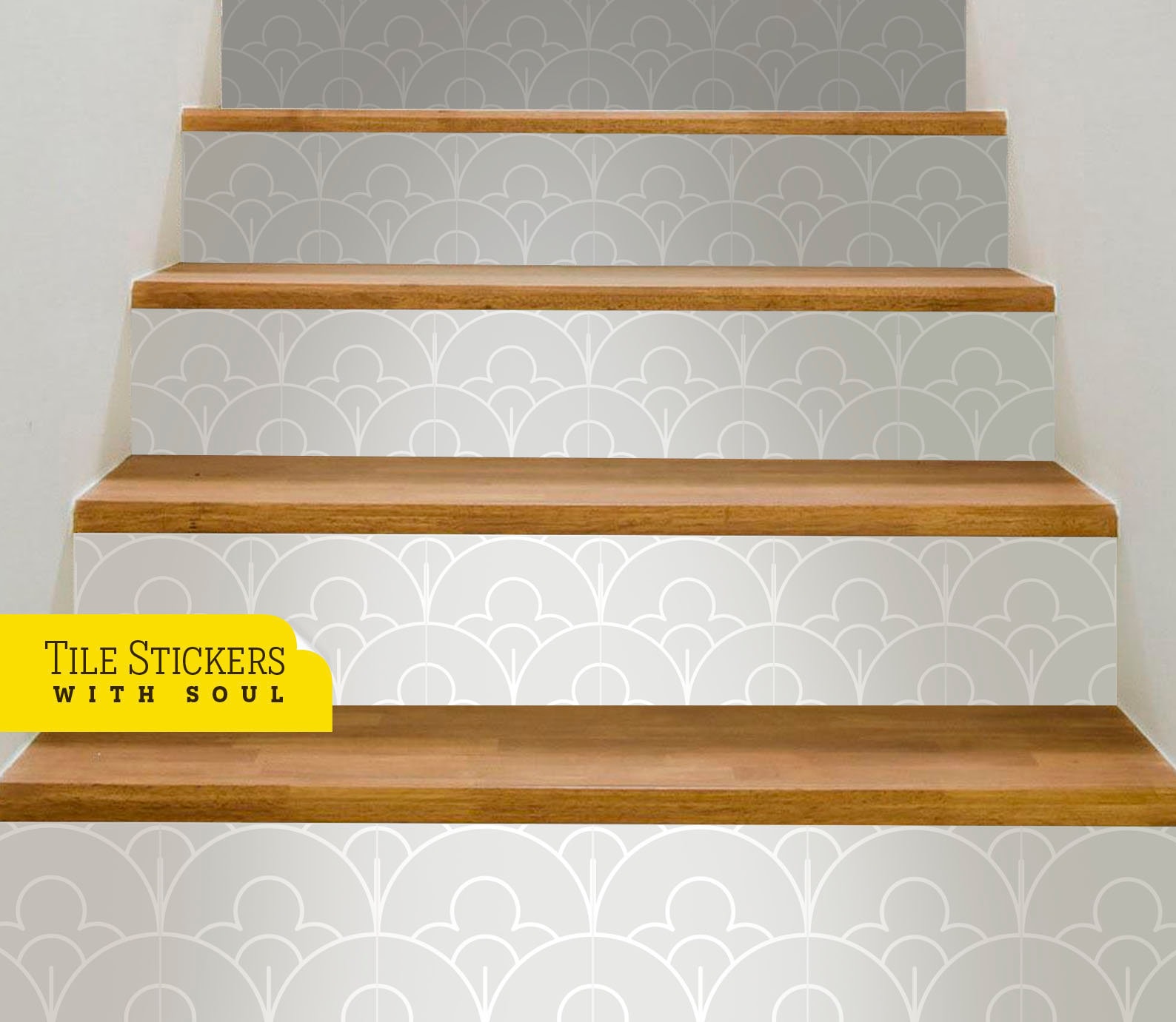 Geometric Tile Sticker for Floor Wall, Backsplash Tile, Fireplace Tile ...