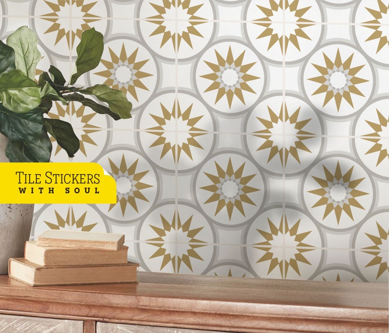Geometric Tile Stickers for Floor and Wall Mosaic Tiles - Etsy