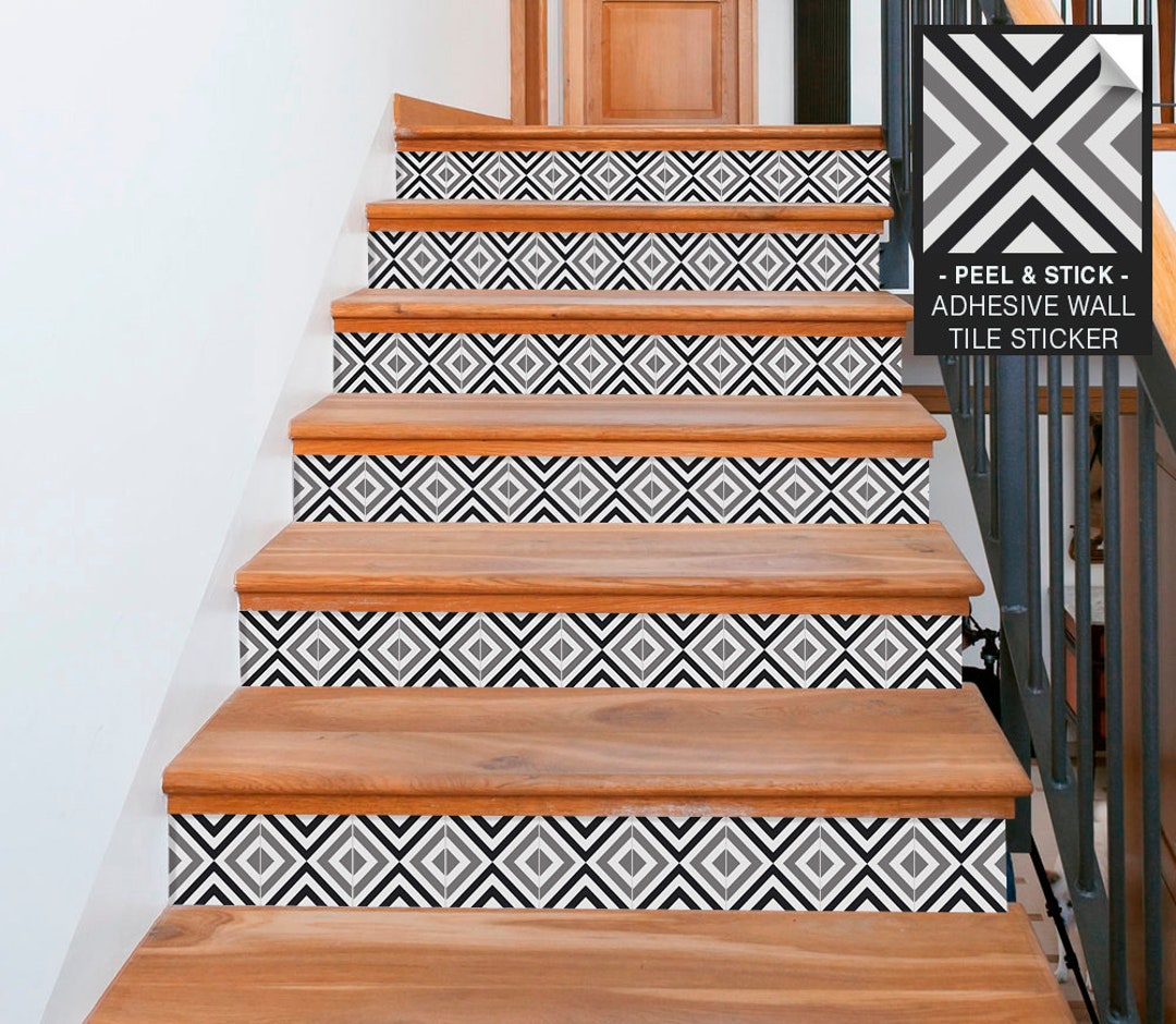 Stair Riser Panel, Vinyl Strips, Stair Riser Tiles, Vinyl Strips ...