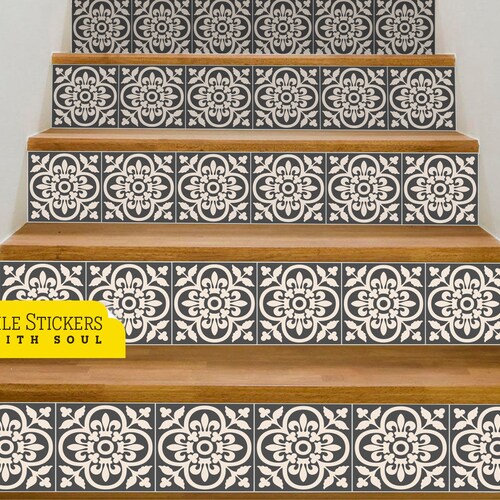 Stair Riser Stickers Removable Stair Riser Tile Decals - Etsy Canada