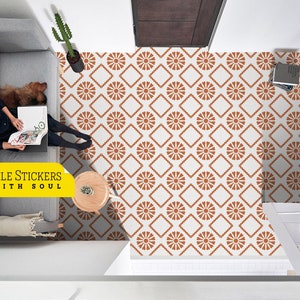 Orange Brick Tiles Stickers for Floor Wall Backsplash - Etsy