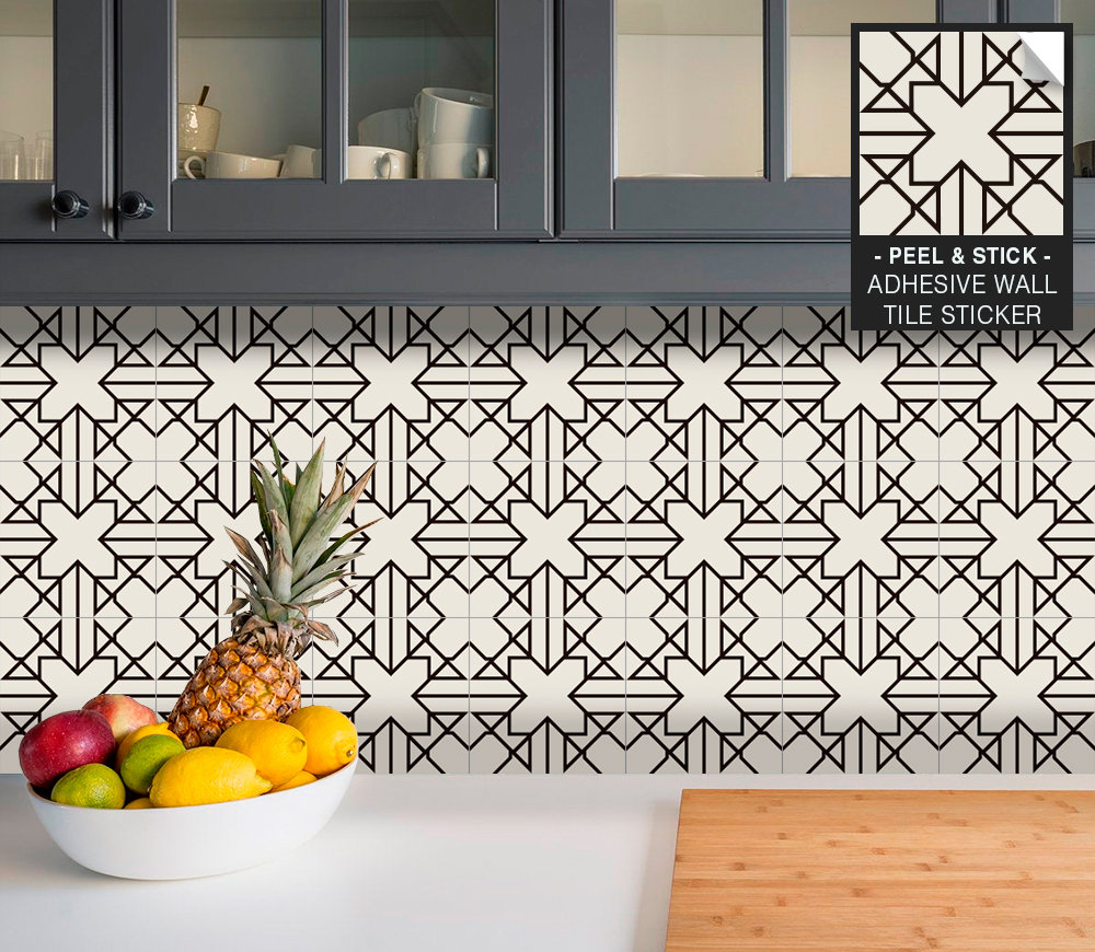 Splashback Tiles Kitchen, Adhesive Tiles, Wall Tile Stickers, Peel ...