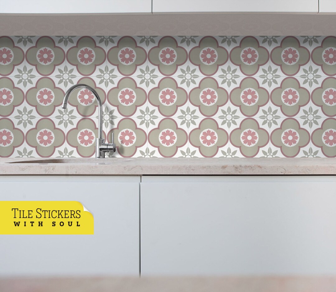 Valência Tile Stickers, Floor, Wall, Backsplash Decor, Spanish Tile ...