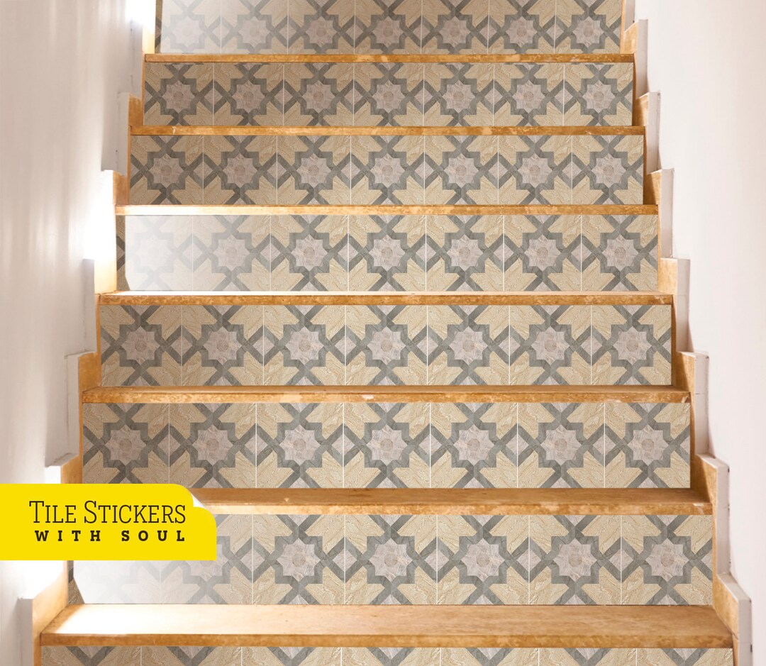 Marble Stair Risers, Tile Stair Risers, Vinyl Strips Removable, Sticker ...