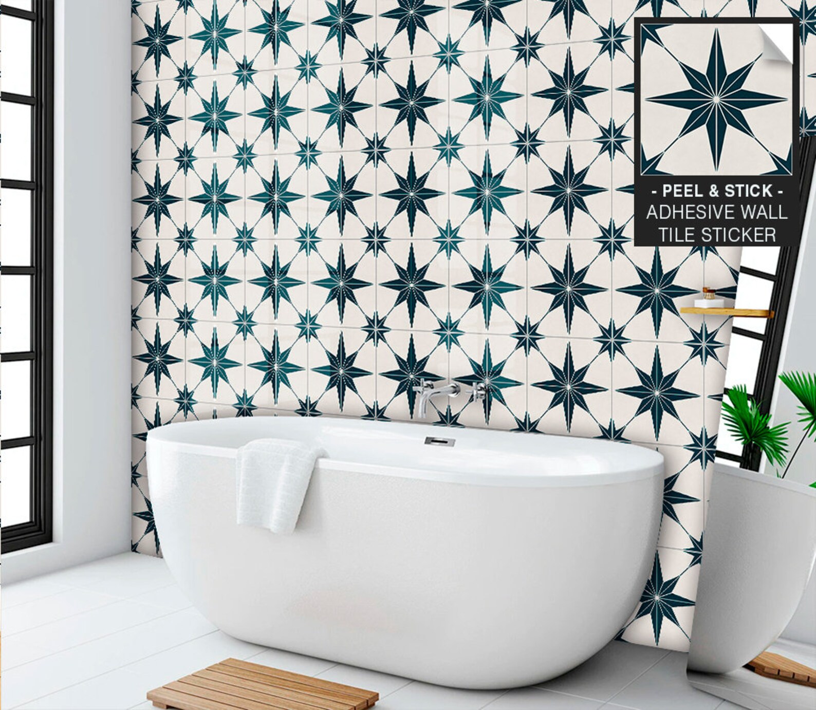 Wall Tile Stickers, Tile Stickers, Vinyl Tiles, Wall Tile Decals ...