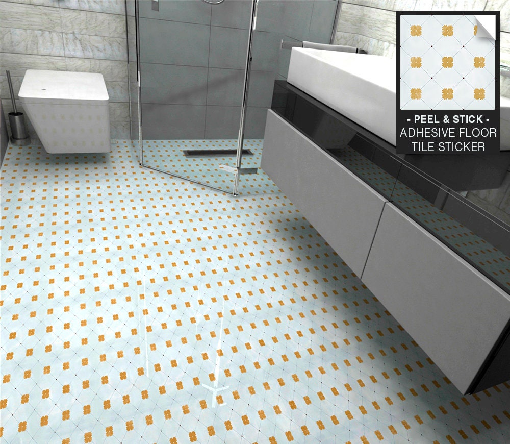 Tile Stickers for floor Floor Vinyl Floor Tile Decal Floor | Etsy