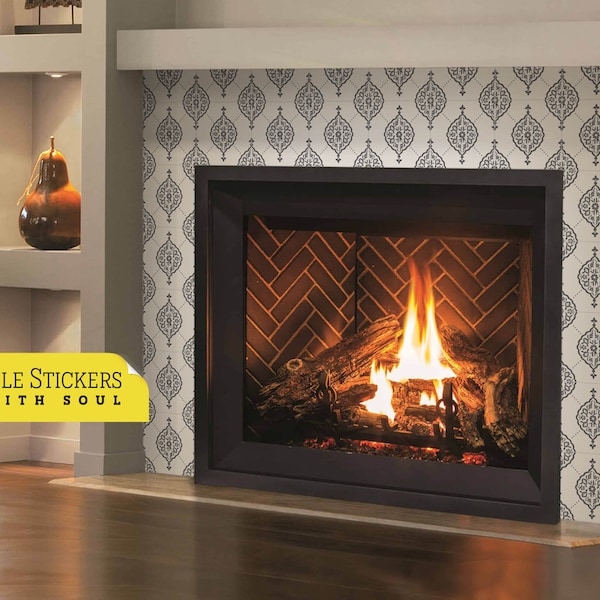 Fireplace Tile Stickers - Etsy