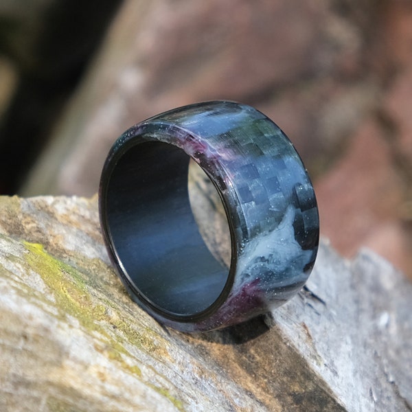 Carbon Ring - Etsy