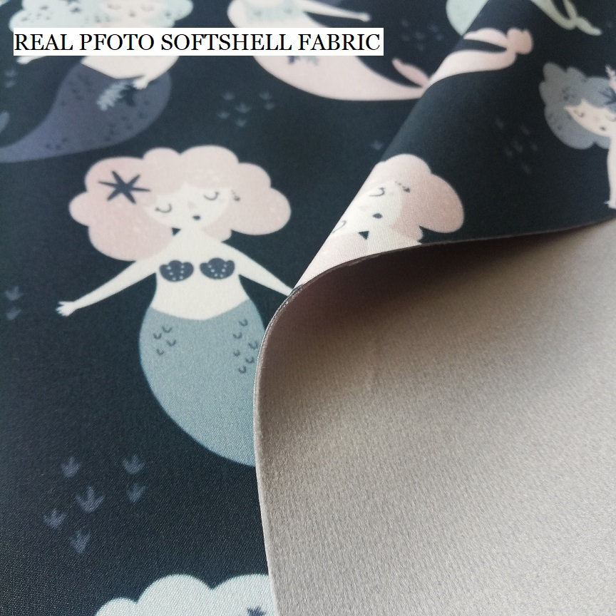 Softshell Fabric Soft Shell Jacket Fabric 300gsm Custom Printed Jacket ...